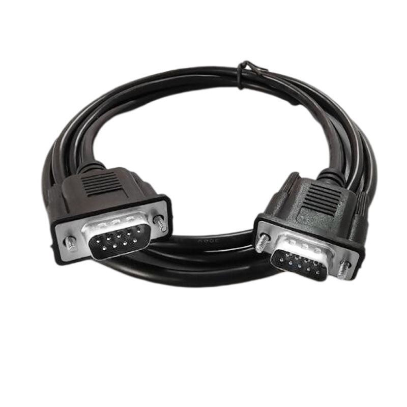 1.5M RS232 DB9 9 Pin Male To Male PC Converter Extension Cable | Shopee ...