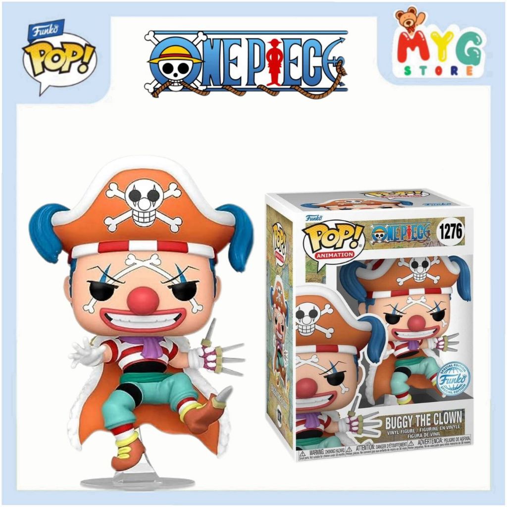 Funko Pop ! Animation One Piece 1276 Buggy The Clown [ Limited Edition ...