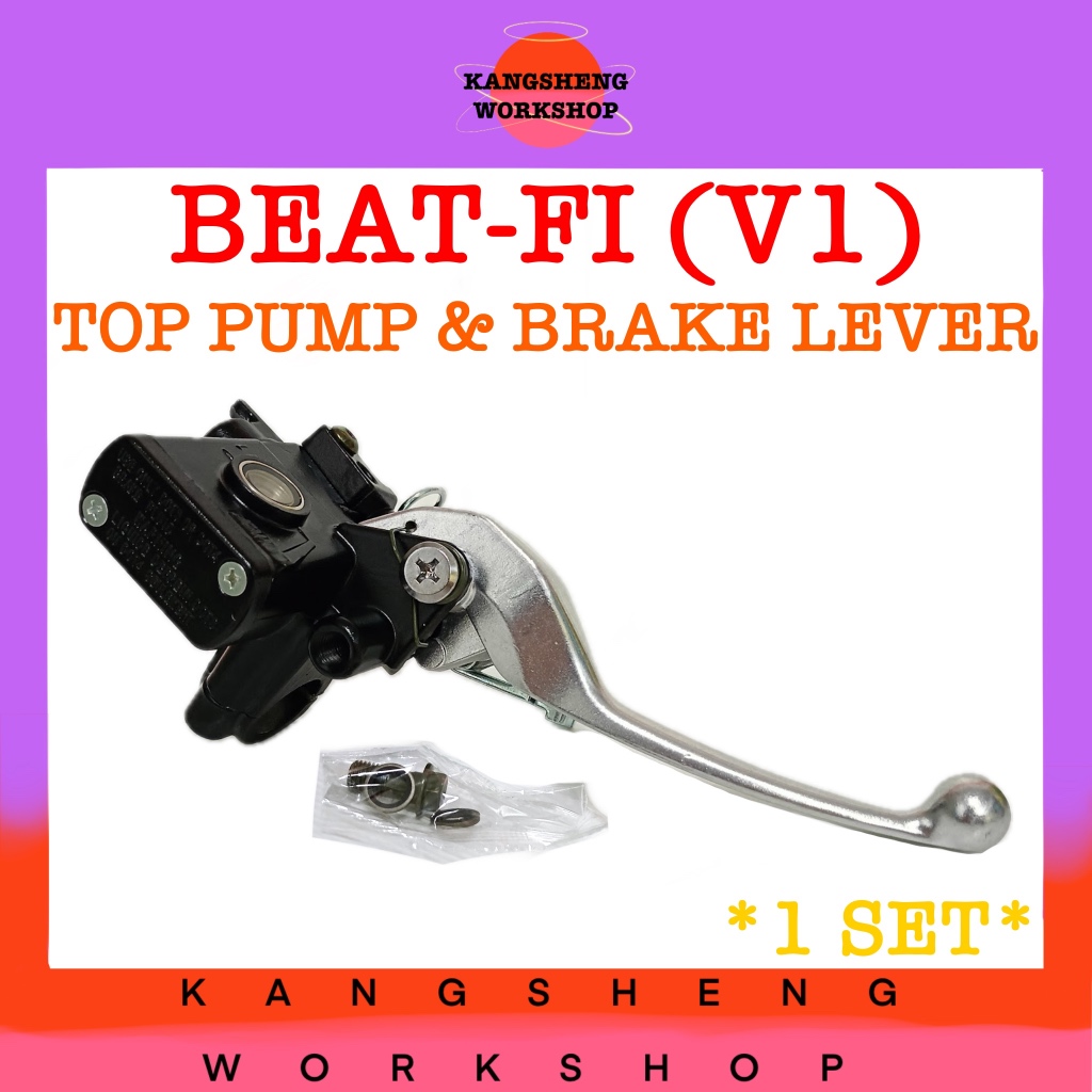 HONDA BEAT/BEAT-FI (V1) TOP PUMP & BRAKE LEVER SET (MASTER PUMP) - FUEL ...