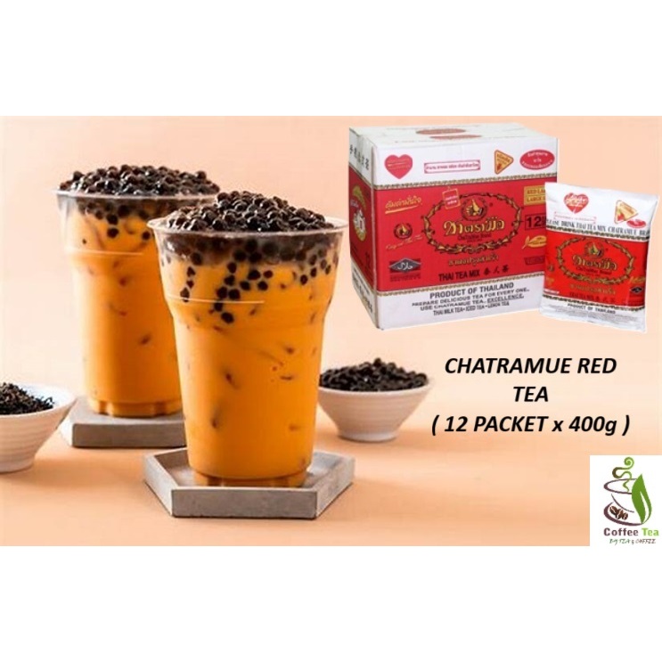ChaTraMue Thai Red Tea / Serbuk Thai Teh Merah【12 packet x 400g】[ 1 ...