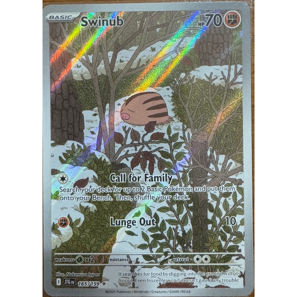 Swinub (165/159) SV09: Journey Together [Pokemon TCG] | Shopee Philippines