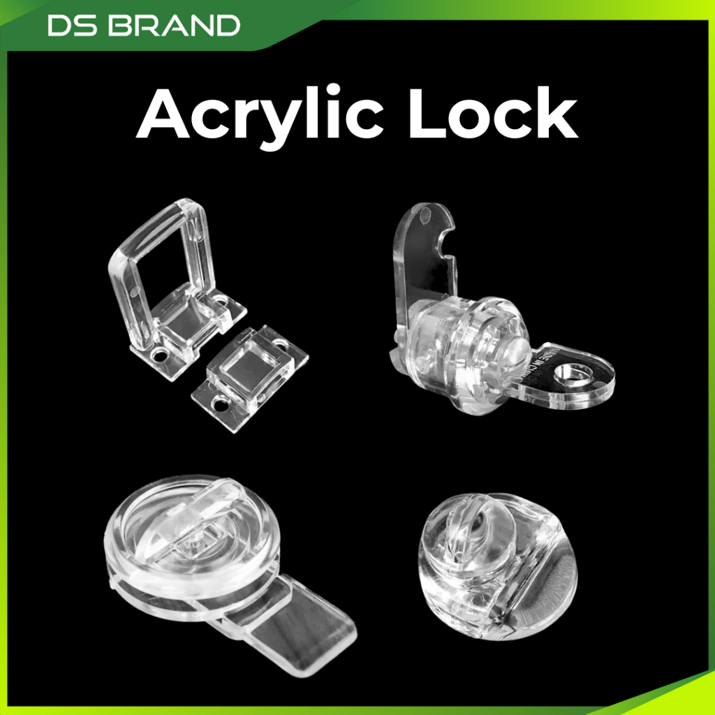 ACRYLIC LOCK DIY / TONGUE LOCK / OVAL LOCK / SAFETY LOCK / KEY LOCK ...