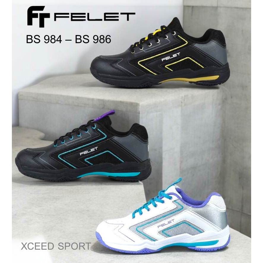 FELET Badminton Shoes BS 981 / BS 983 / BS 984 / BS 985 / BS 986 | Shopee Philippines