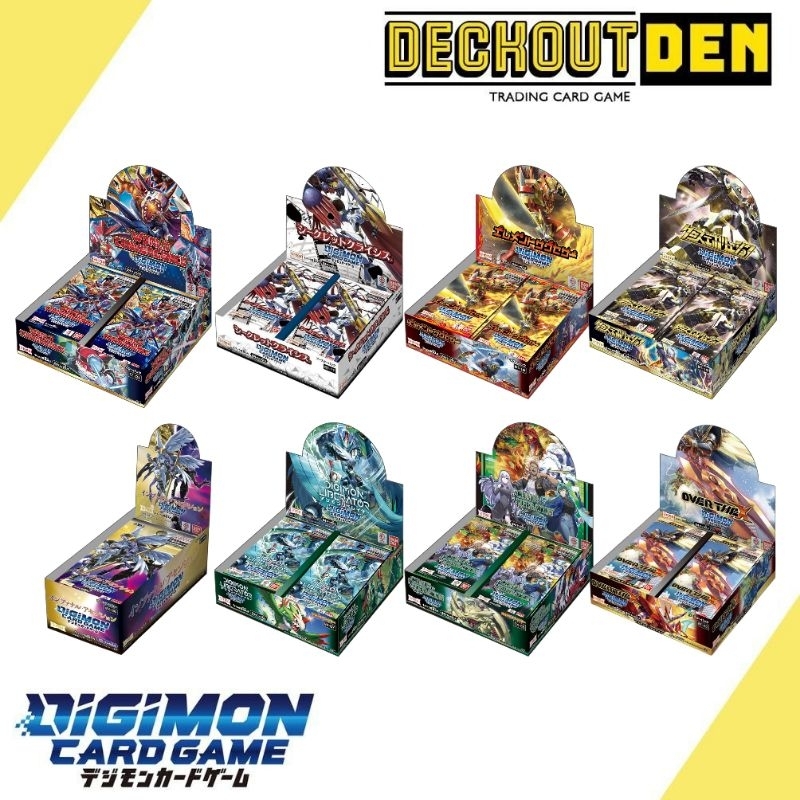 Digimon TCG Booster Box ( BT21 / BT17 / BT18 / BT19 / EX06 / EX07 ...