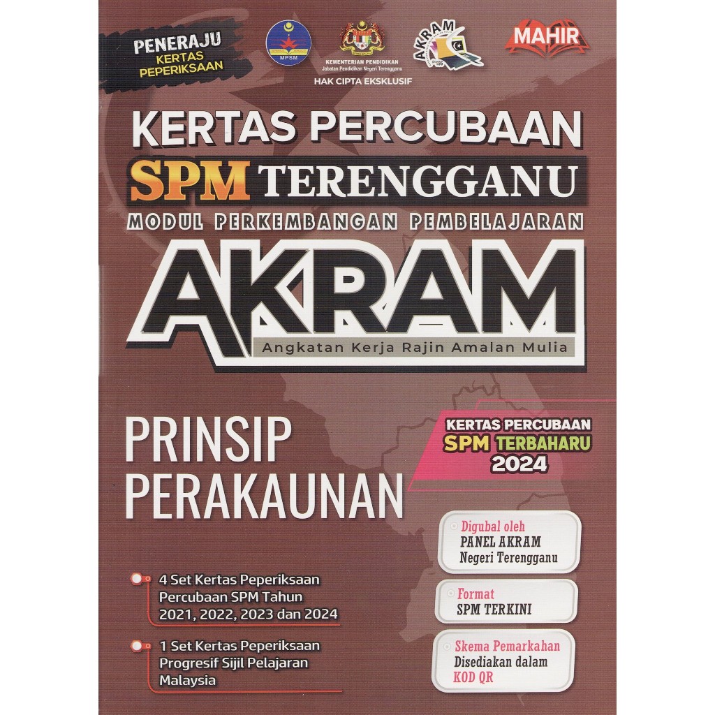 TRAINING BOOK (2025): SPM EXAMINATION PAPER CONGREGATION ACCOUNTING ...