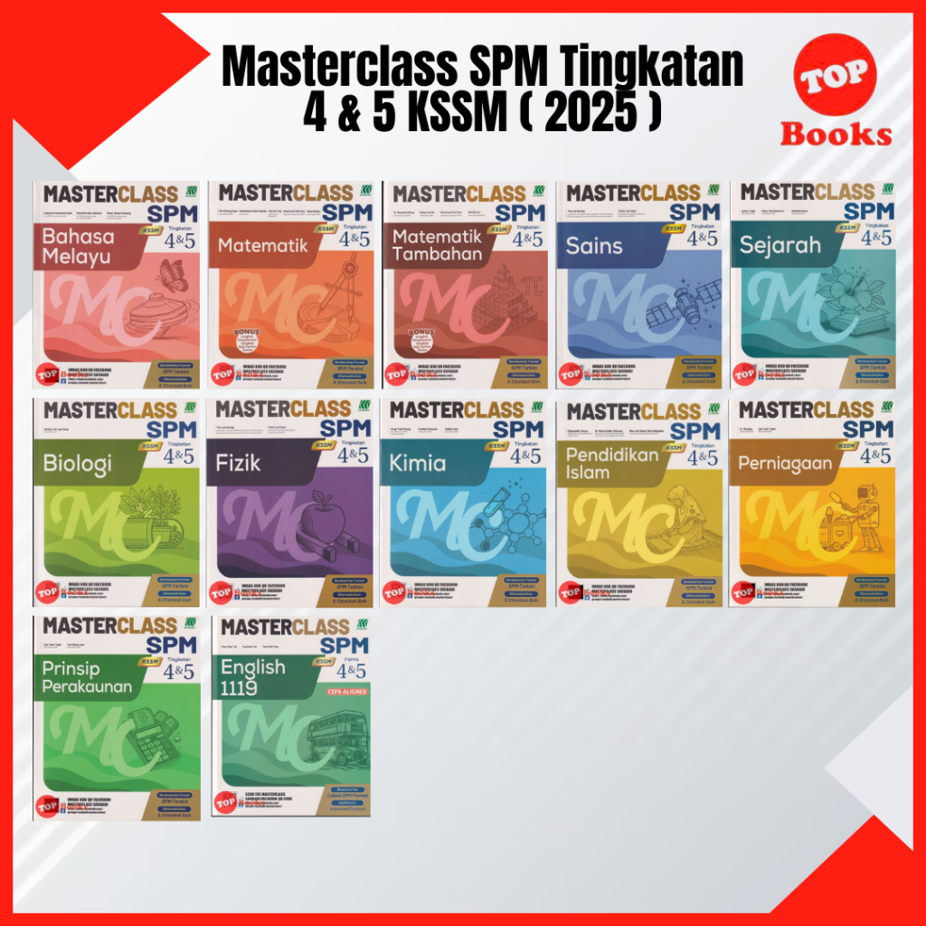 [TOPBOOKS Sasbadi] Reference Book: Masterclass SPM Form 4 & 5 KSSM ...