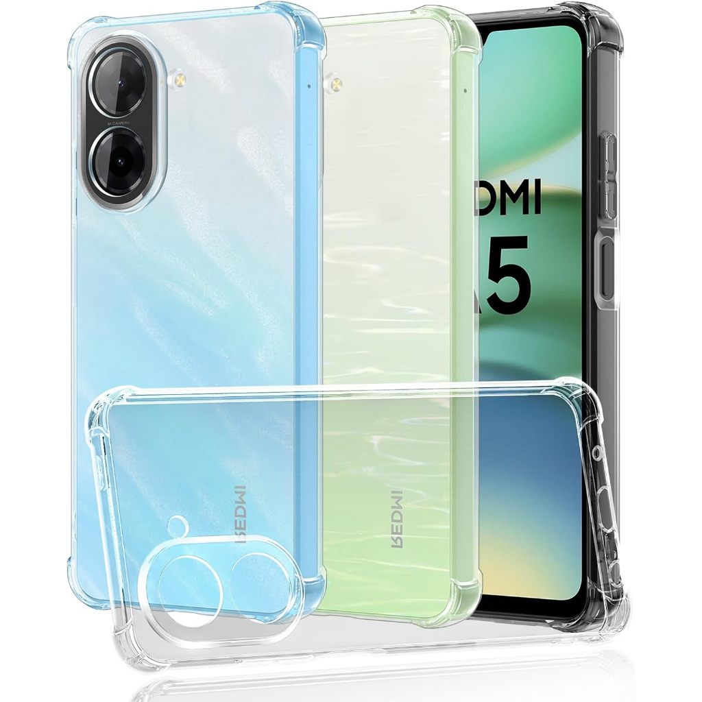Creative Transparent Back Casing Cover For Redmi A5 4G (Soft TPU Case ...