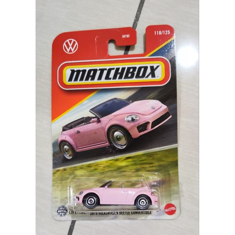 Matchbox (2025) 2019 Volkswagen Beetle Convertible (pink) | Shopee ...