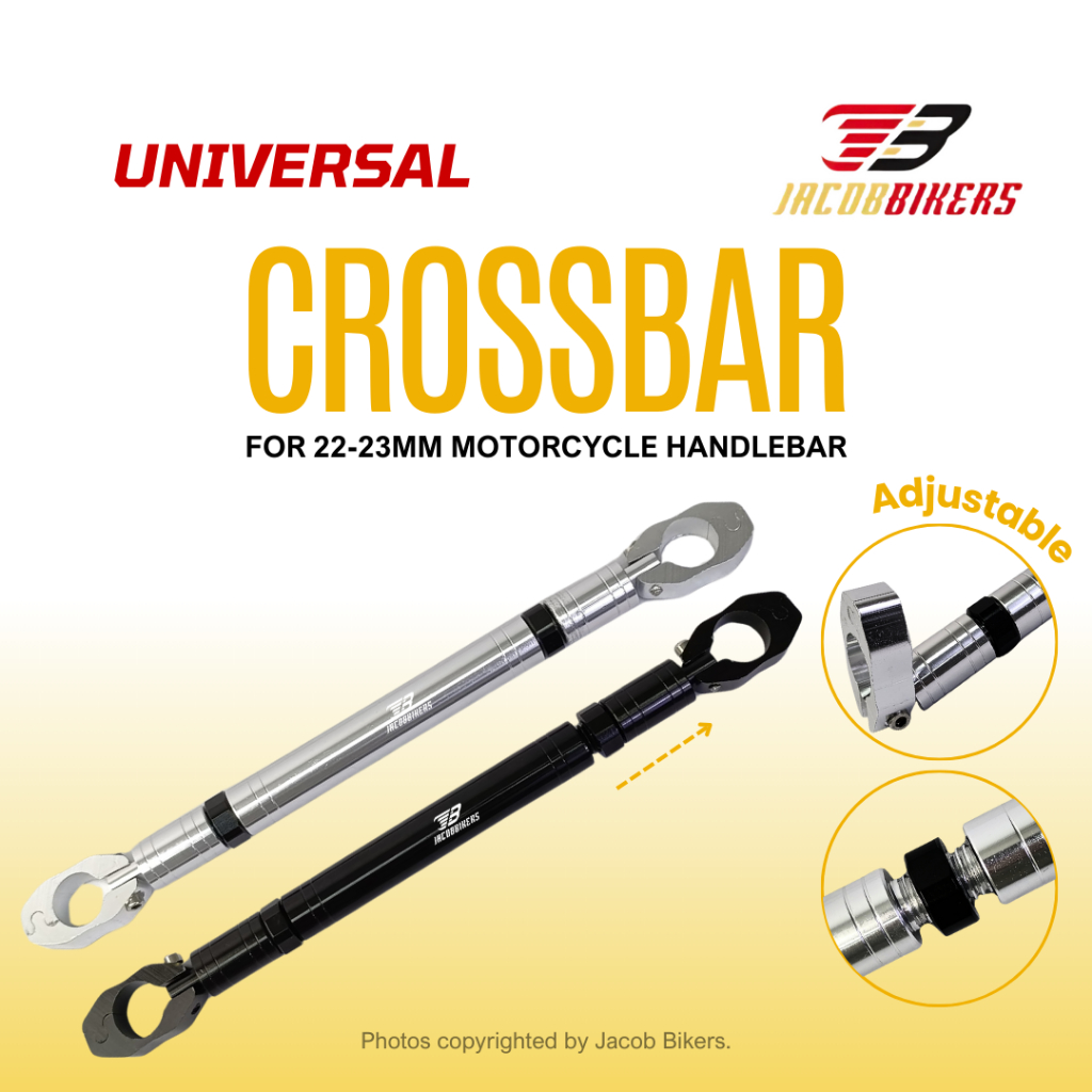 Universal Motorcycle Adjustable Crossbar For 22mm / 23mm Handlebar ...