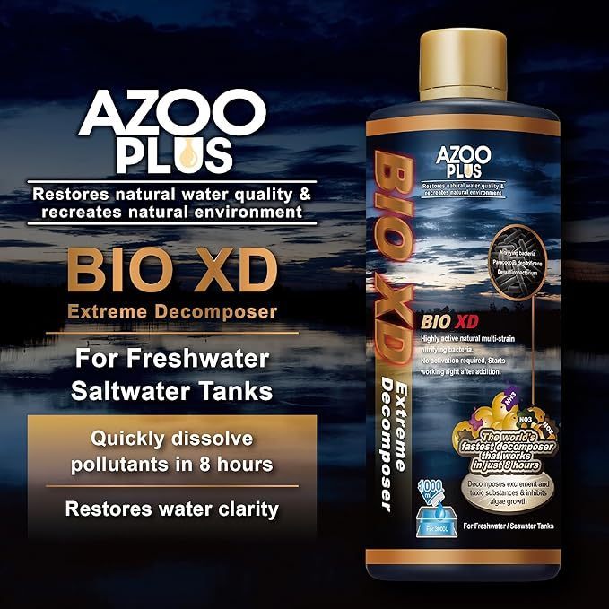 AZOO PLUS BIO XD For Freshwater and Seawater Tanks 120ml | Shopee ...
