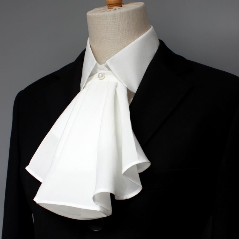White Renaissance Detachable Ruff Collar fake Collar | Shopee Philippines