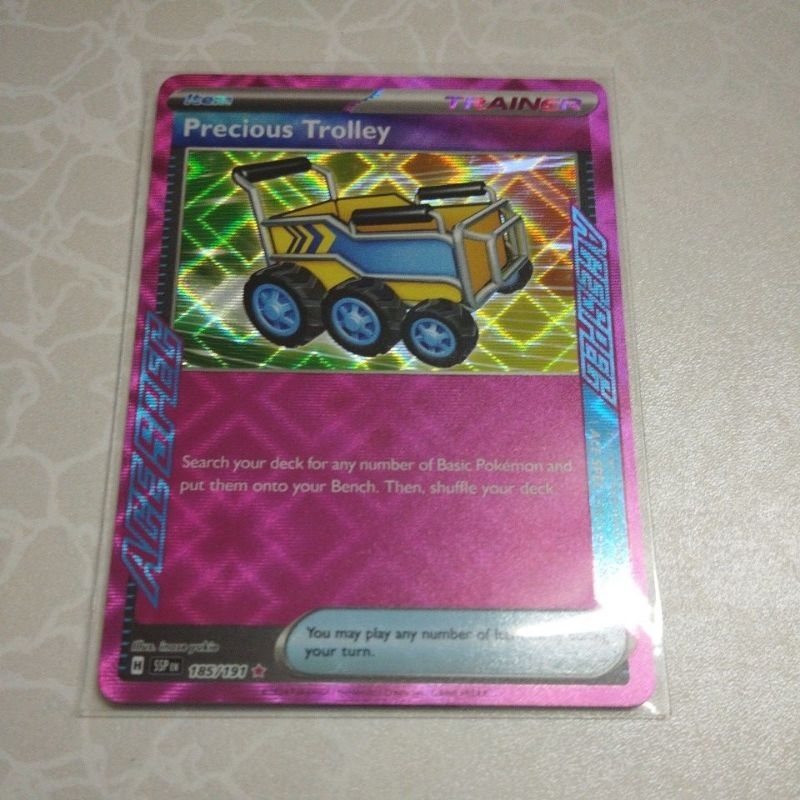 Pokémon TCG - Precious Trolley 185/191 Surging Spark Ace | Shopee ...