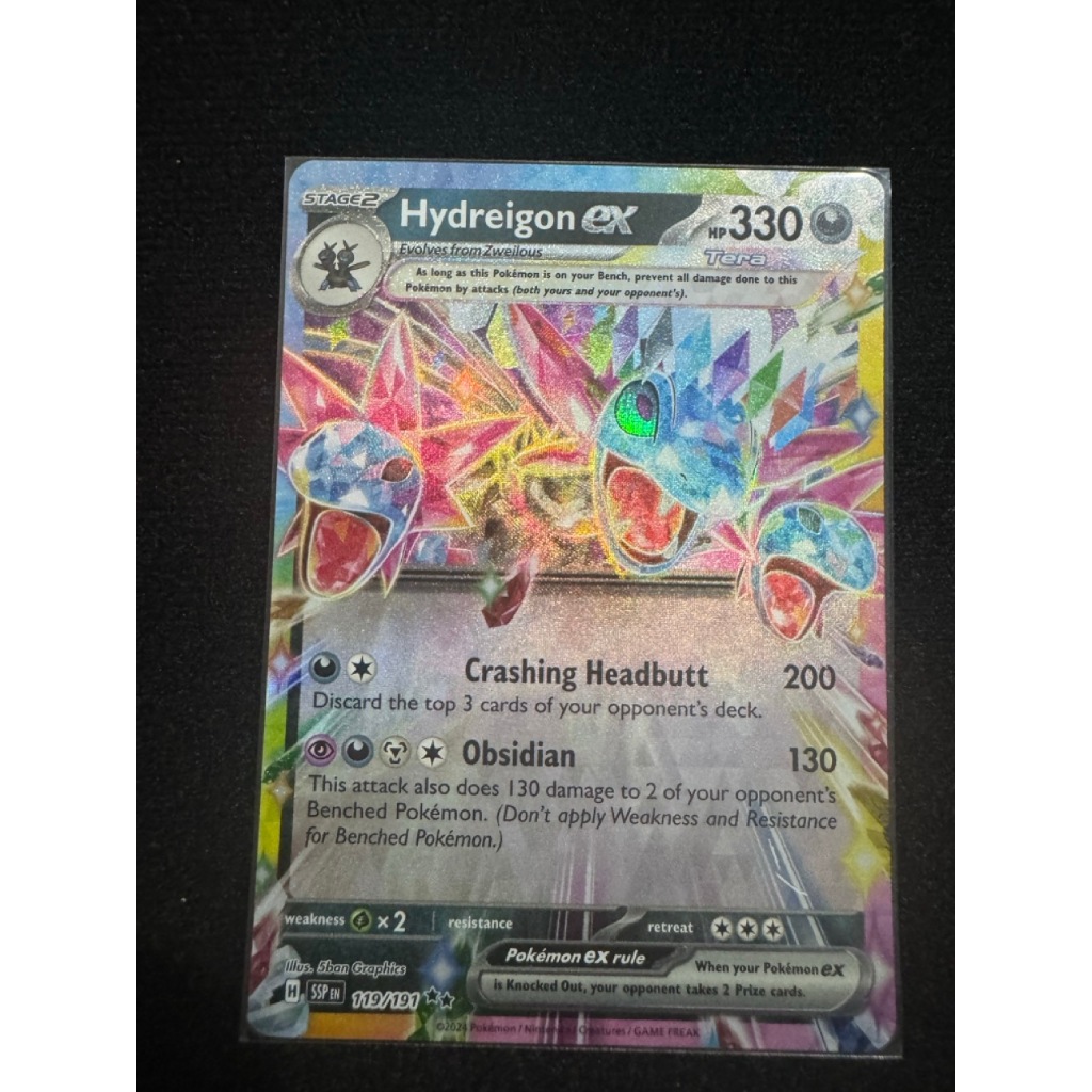Hydreigon ex - 119/191 - SV08: Surging Sparks (SV08) Pokemon TCG ...