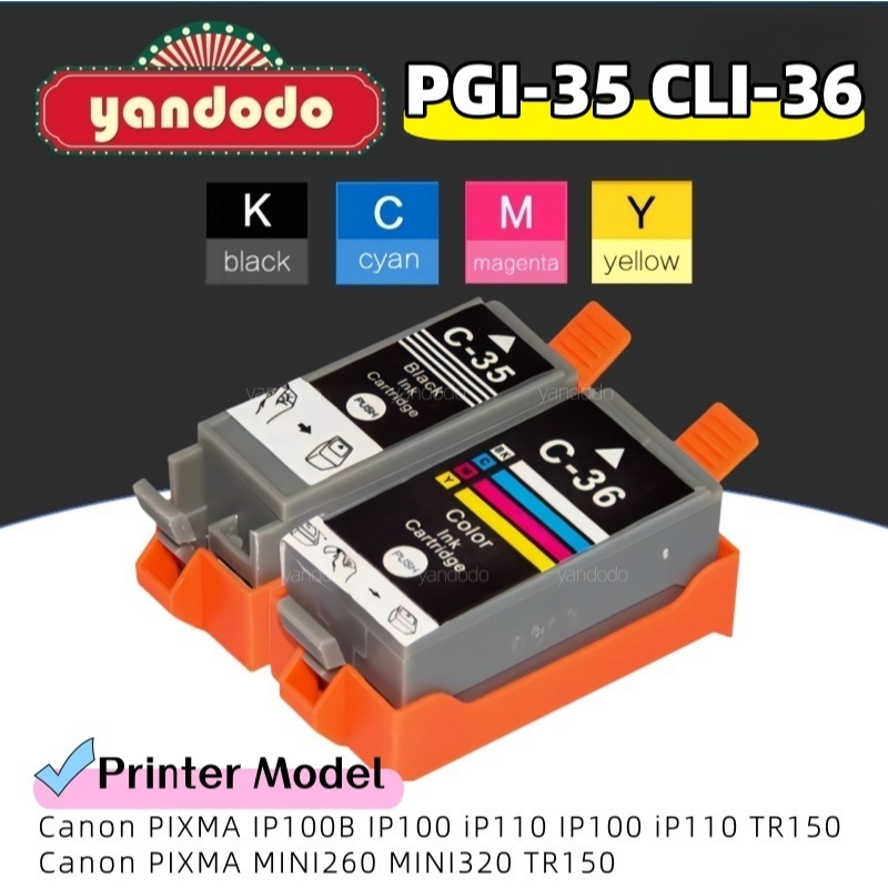 Canon PGI-35 CLI-36 35 ink cartridge For Canon PIXMA MINI260 MINI320 ...
