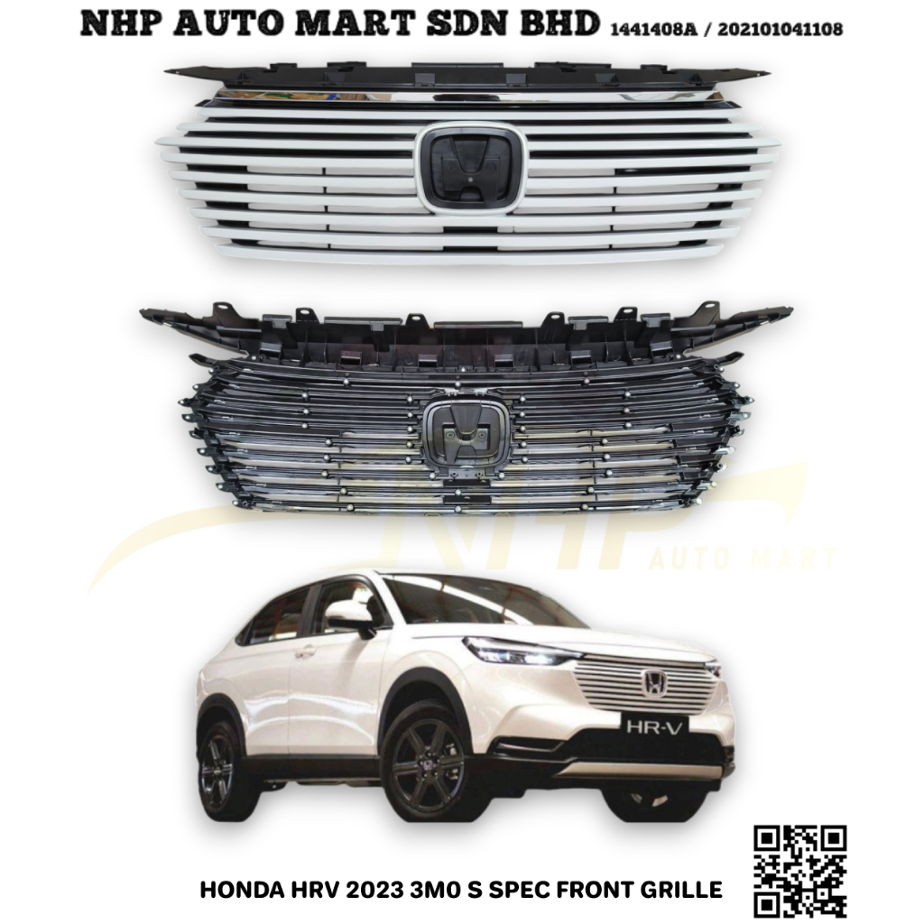 HONDA HRV HR-V 2023 3M0 FRONT GRILLE (S SPEC) 100% NEW | Shopee Philippines