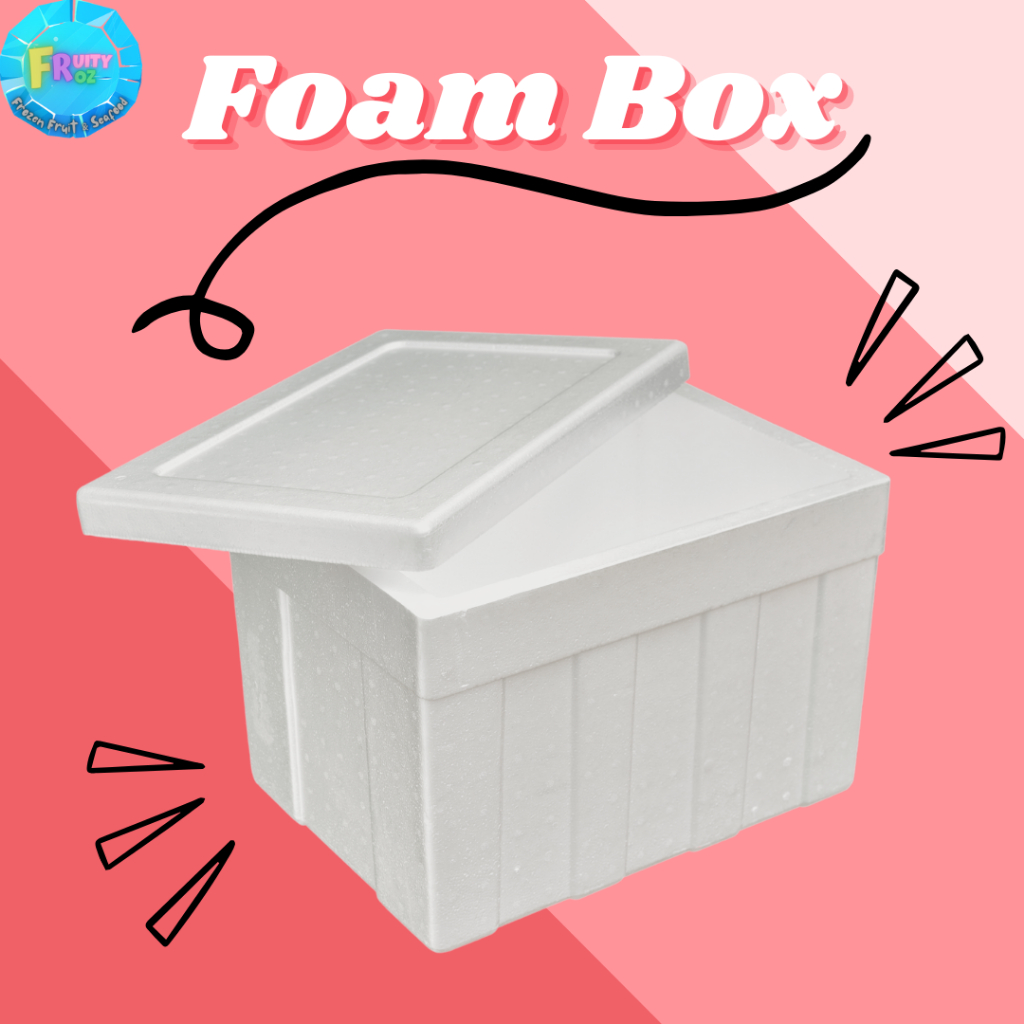 [1pcs] Foam Polystyrene Styrofoam Cooler Ice Box / Kotak Gabus Ais ...