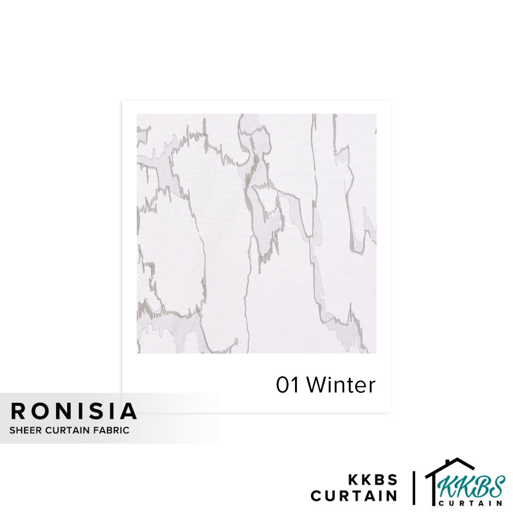 KKBS CURTAIN Ronisia 126'' Kain Langsir Sheer Potong Meter (Ronisia ...