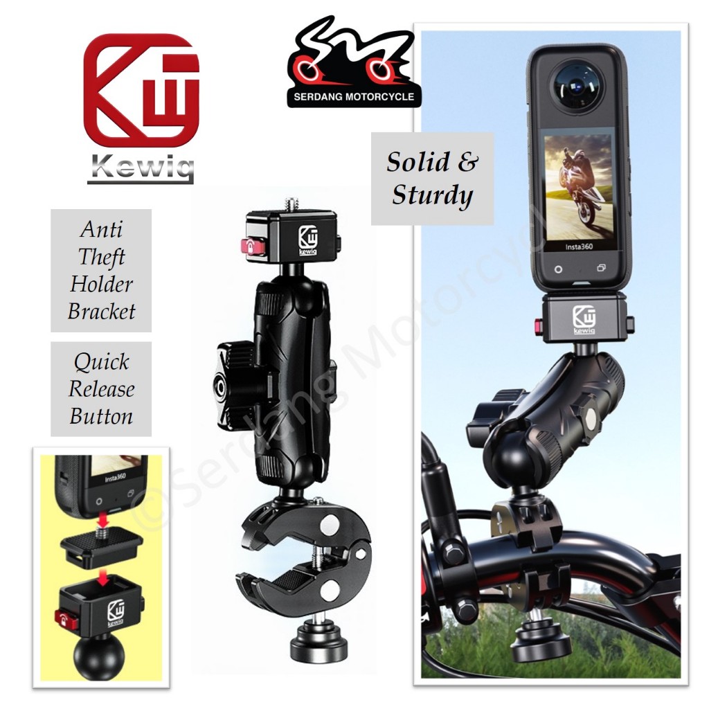 KEWIG R22A Camera Holder Anti Theft Quick Release Shock Absorber Gopro ...