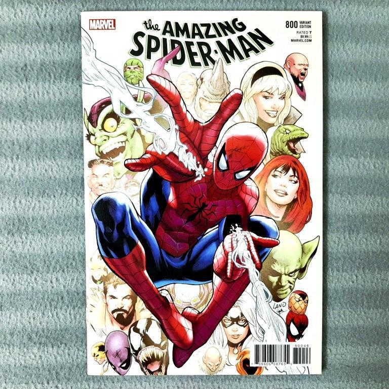 Amazing Spider-Man 800 Greg Land Variant (5th Series Marvel Comics) Dan ...