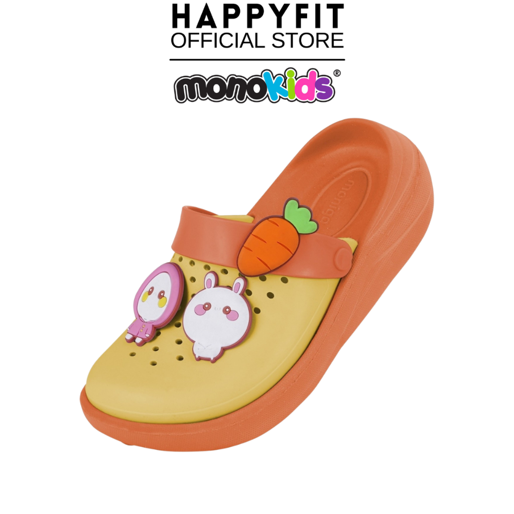 RABBIT Kids EVA Soft Sandals Comfort Ringan Lembut Random Jibbitz ...