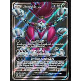 Pokemon SM09 Team Up Hoopa GX - 166/181 - Full Art Ultra | Shopee ...