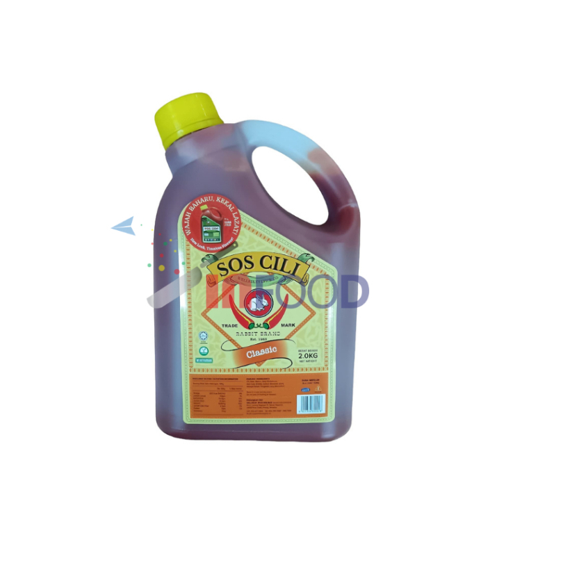 Cap Arnab Vegetarian Sos Chili/ 白兔牌素辣椒酱 2kg | Shopee Philippines