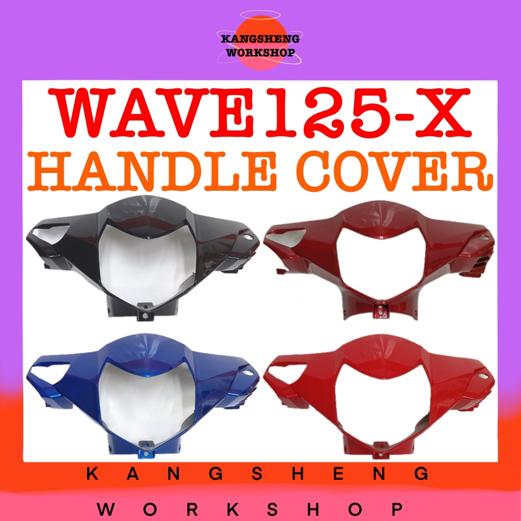 HONDA WAVE125-X HANDLE COVER ~ (BLACK/WHITE/SILVER/BLUE/MAROON/CILI RED ...