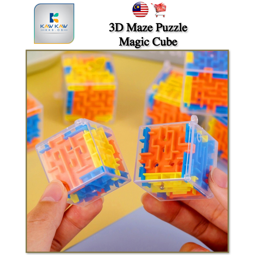 KKS 3D Maze Puzzle Magic Cube Education Sensory Fidget Toy Kids ...