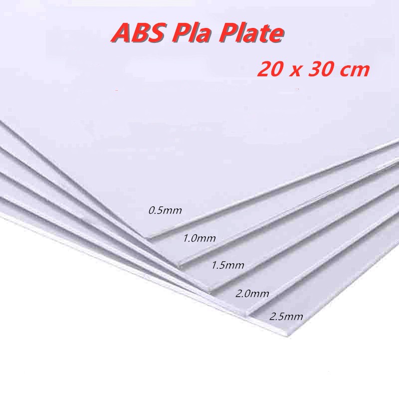 Art Work Modeling ABS Pla Plate DIY Rebuild Plate 20 x 30cm | Shopee ...