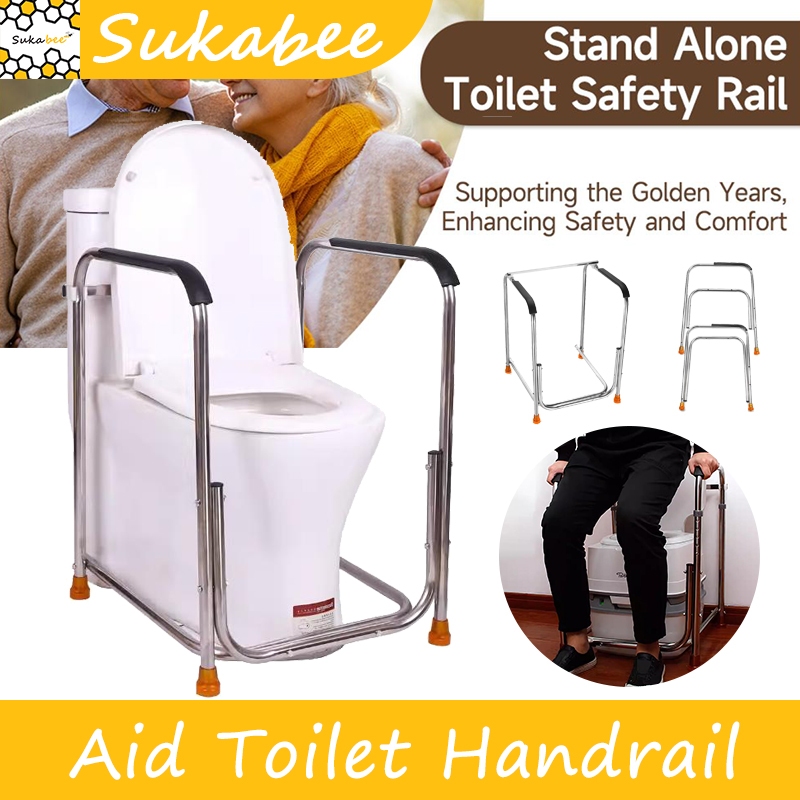 Stainless Steel Bathroom Handrail Elderly HANDICAPED Safety HANDLE Aid ...