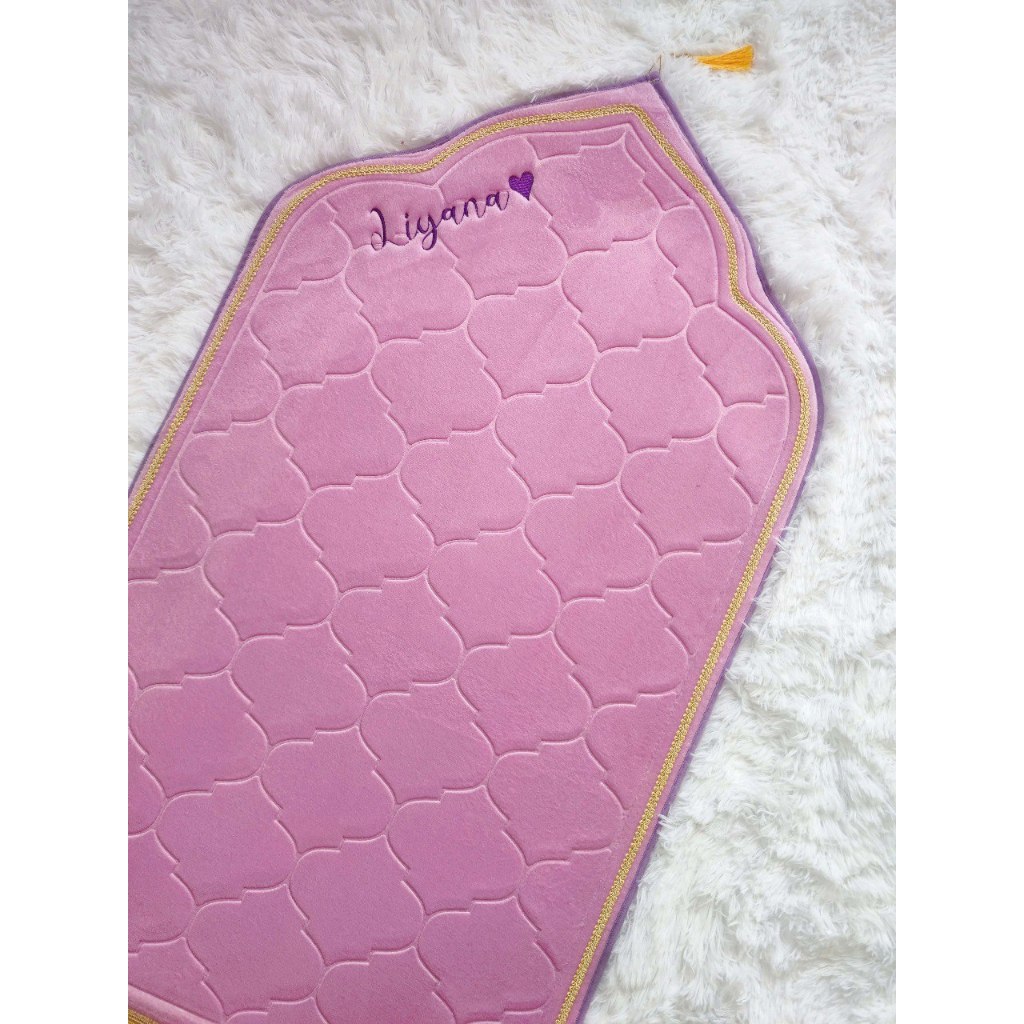 Sejadah NAME EMBROIDERY DOME EDITION- JAWI RUMI | Shopee Philippines