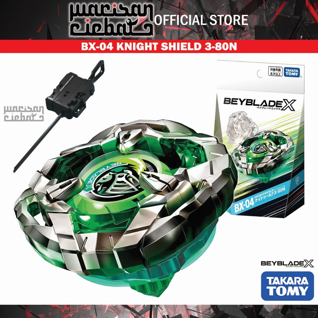 Takara Tomy Beyblade X BX-04 Starter Knight Shield 3-80N | Shopee ...