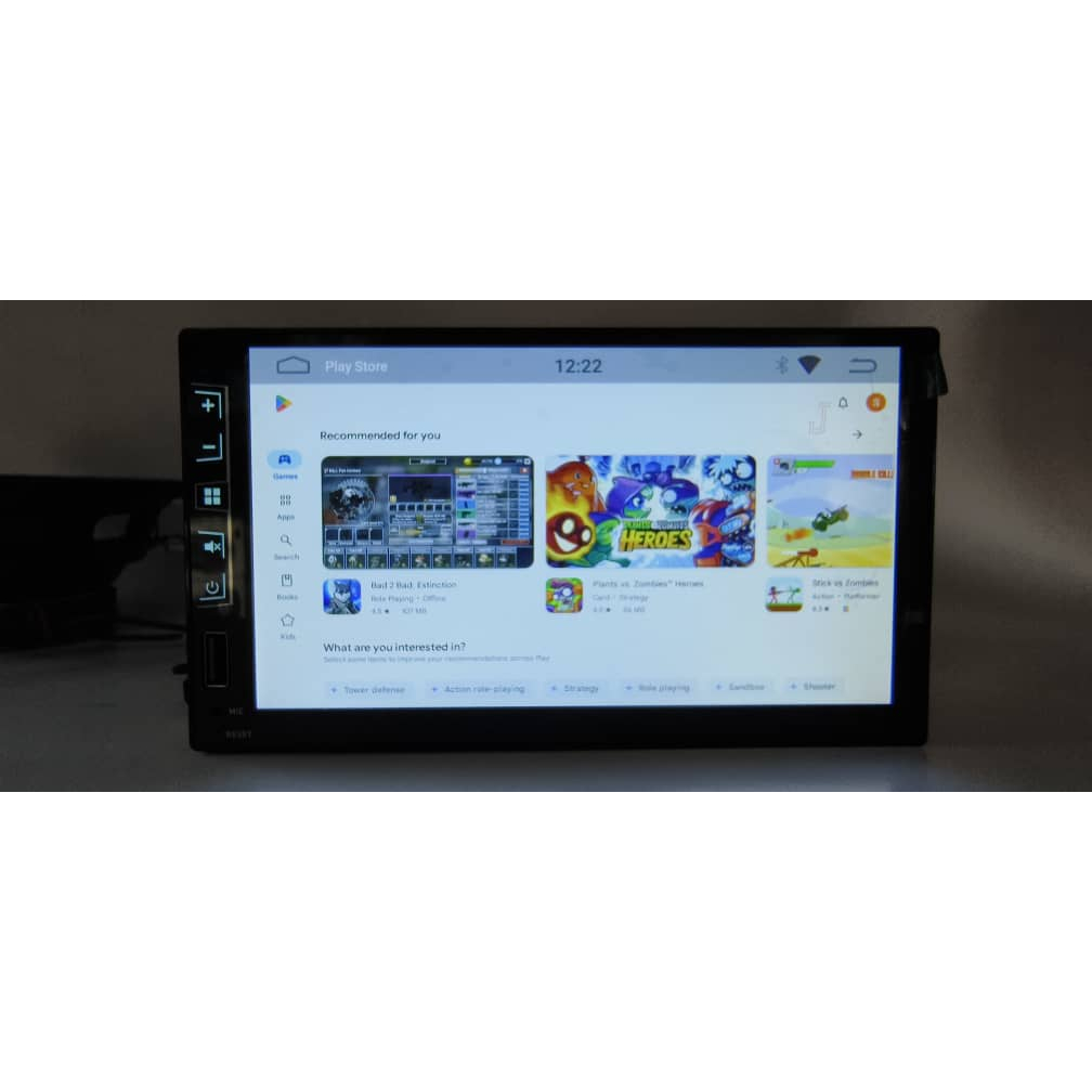 Android Player version 10 7inch android 1ram 16gb support YOUTUBE WAZE ...