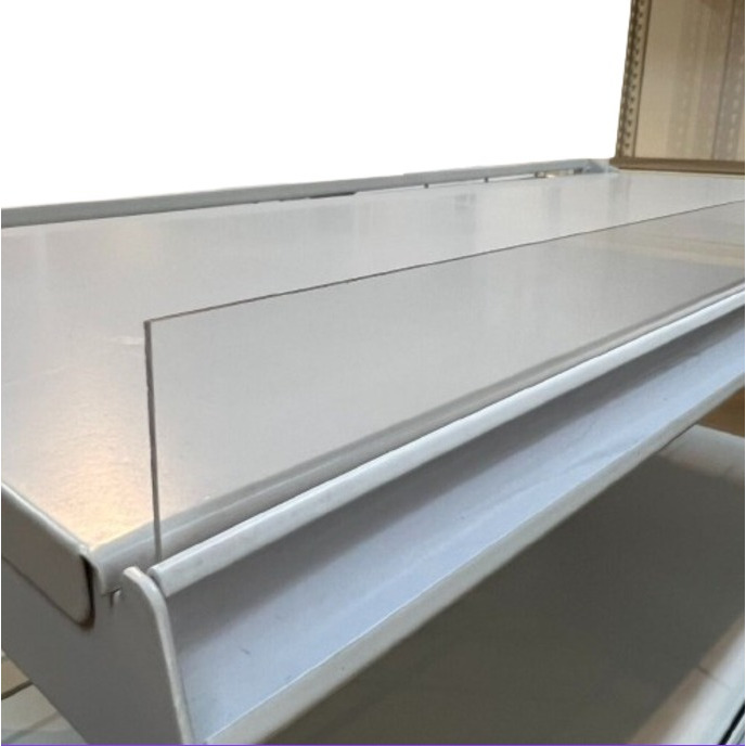 3mm Acrylic Transparent Clear Stopper for Gondola Rack H 70mm | Shopee ...