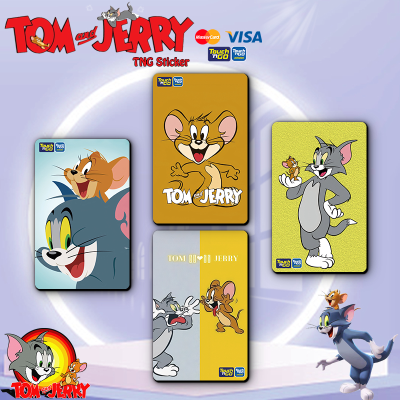 TOM & JEERY TNG Sticker - Tng Touch N Go Sticker/Bank Card Sticker ...
