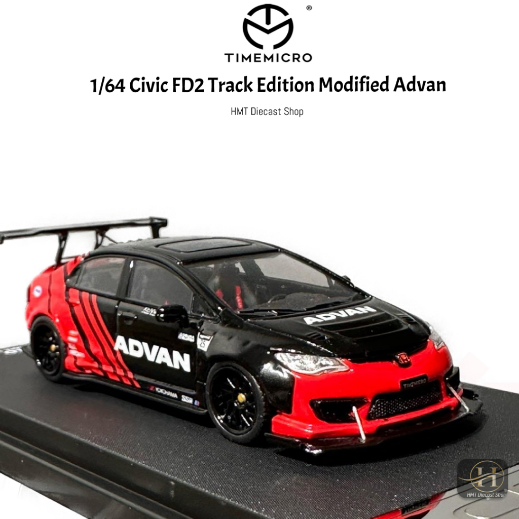 Time Micro 1/64 Honda Civic FD2 Track Edition Modified Advan | Shopee Philippines