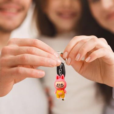 Figure Labubu Collection Doll Character Surprise Keychain Blind Box Oem ...