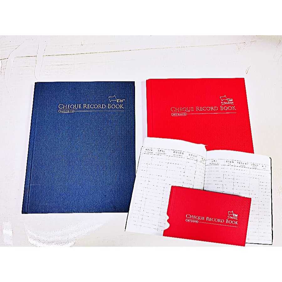 CHECQUE RECORD BOOK 120pages/ 200pages/ BUKU RECORD CEK | Shopee ...