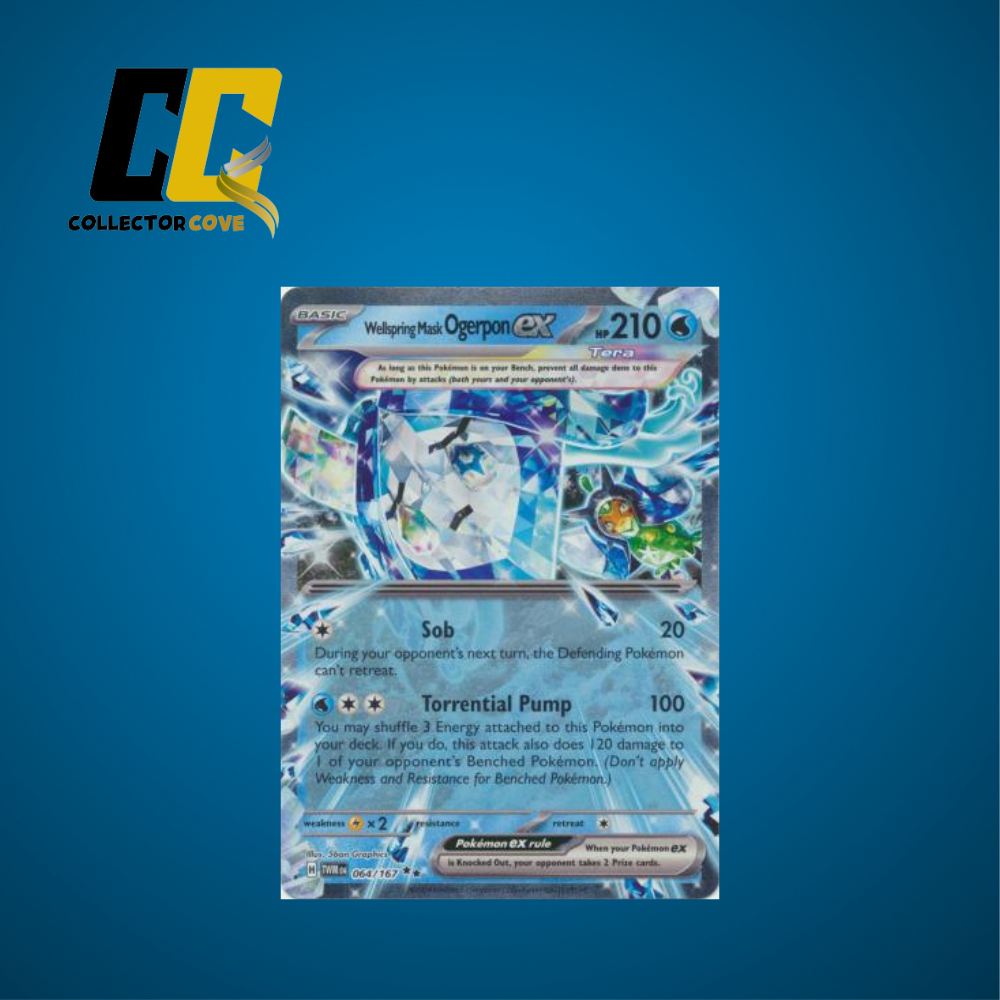 Pokemon Wellspring Mask Ogerpon ex - 064/167 - Ultra Twilight ...