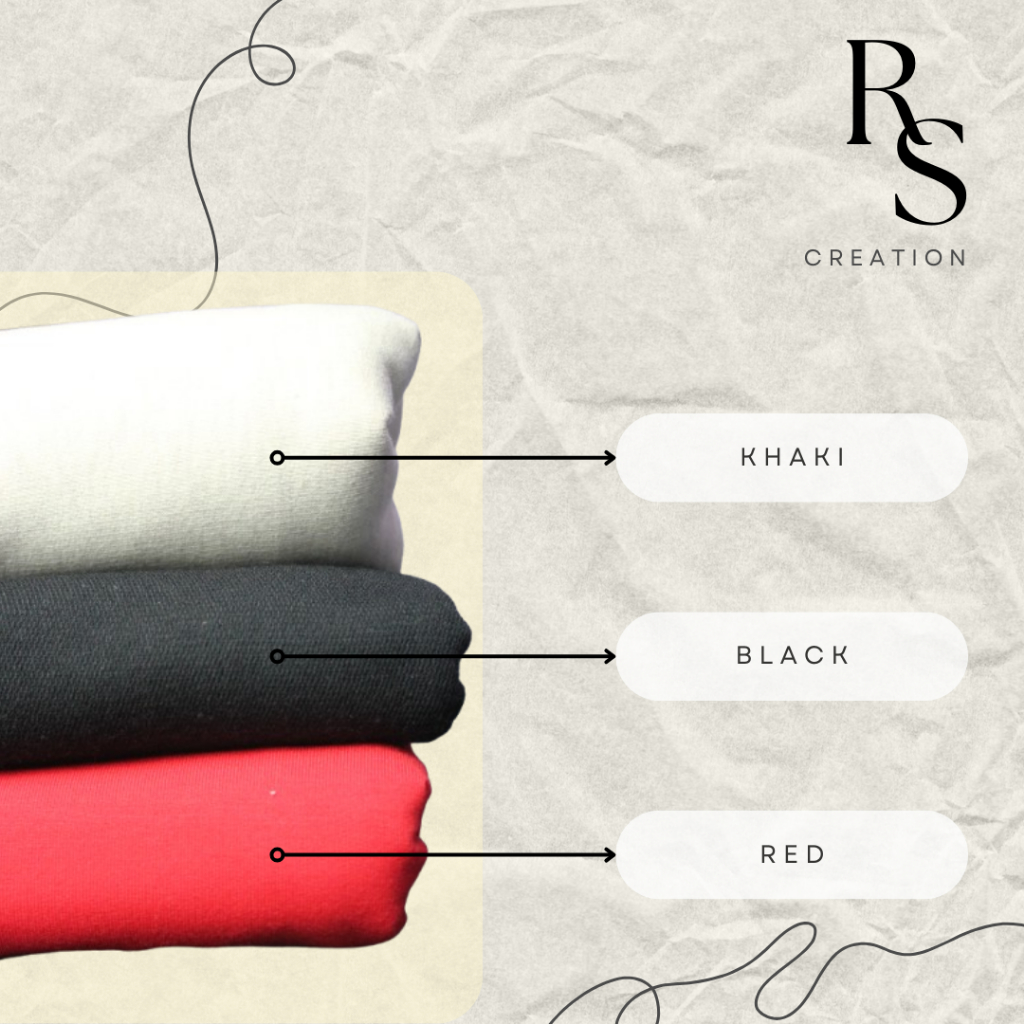 Kain knit Terry fabric sweater,jogger plain | Shopee Philippines