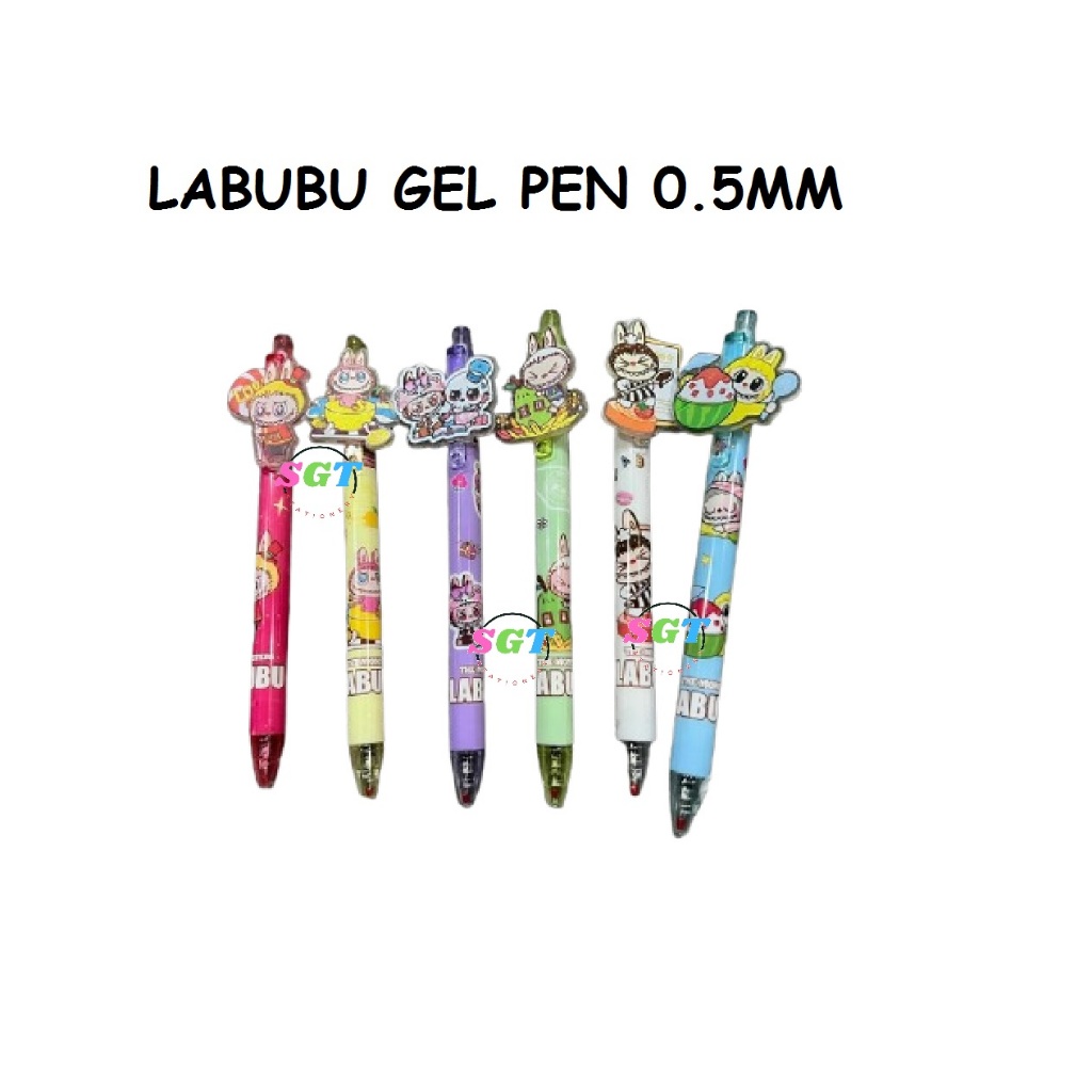 LABUBU Gel Pen 0.5mm (Black Ink) - Random Colour | Shopee Philippines