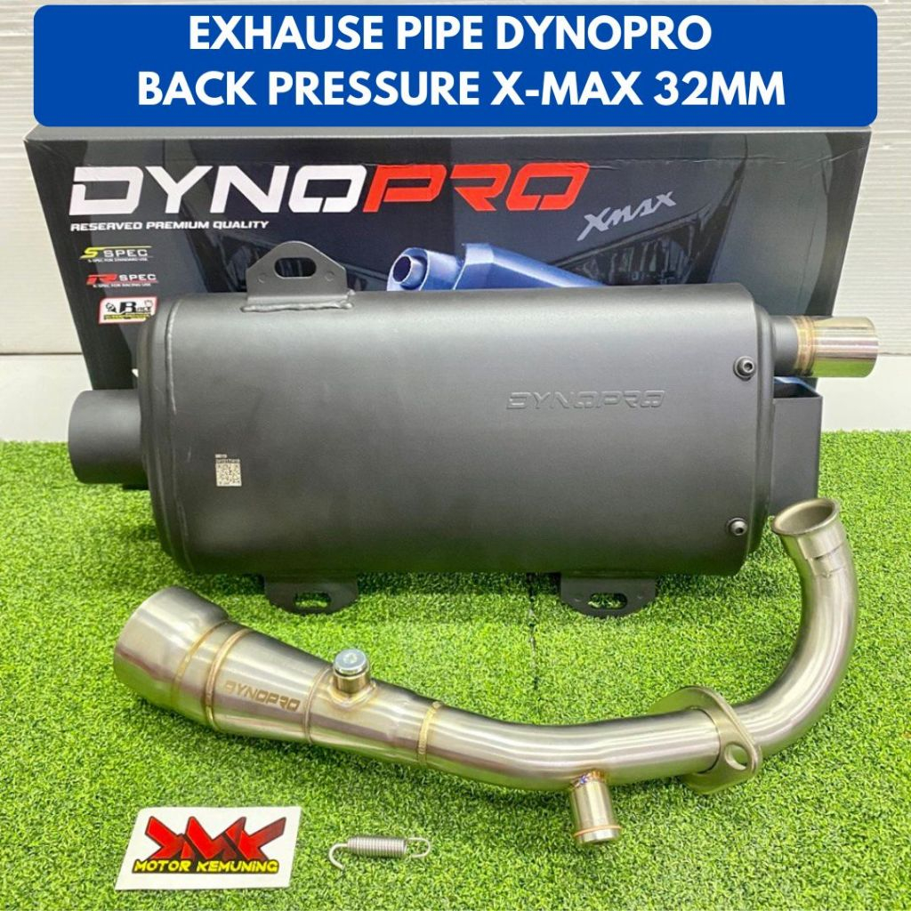 EXHAUST PIPE DYNOPRO BACK PRESSURE YAMAHA XMAX X-MAX 32mm | Shopee ...