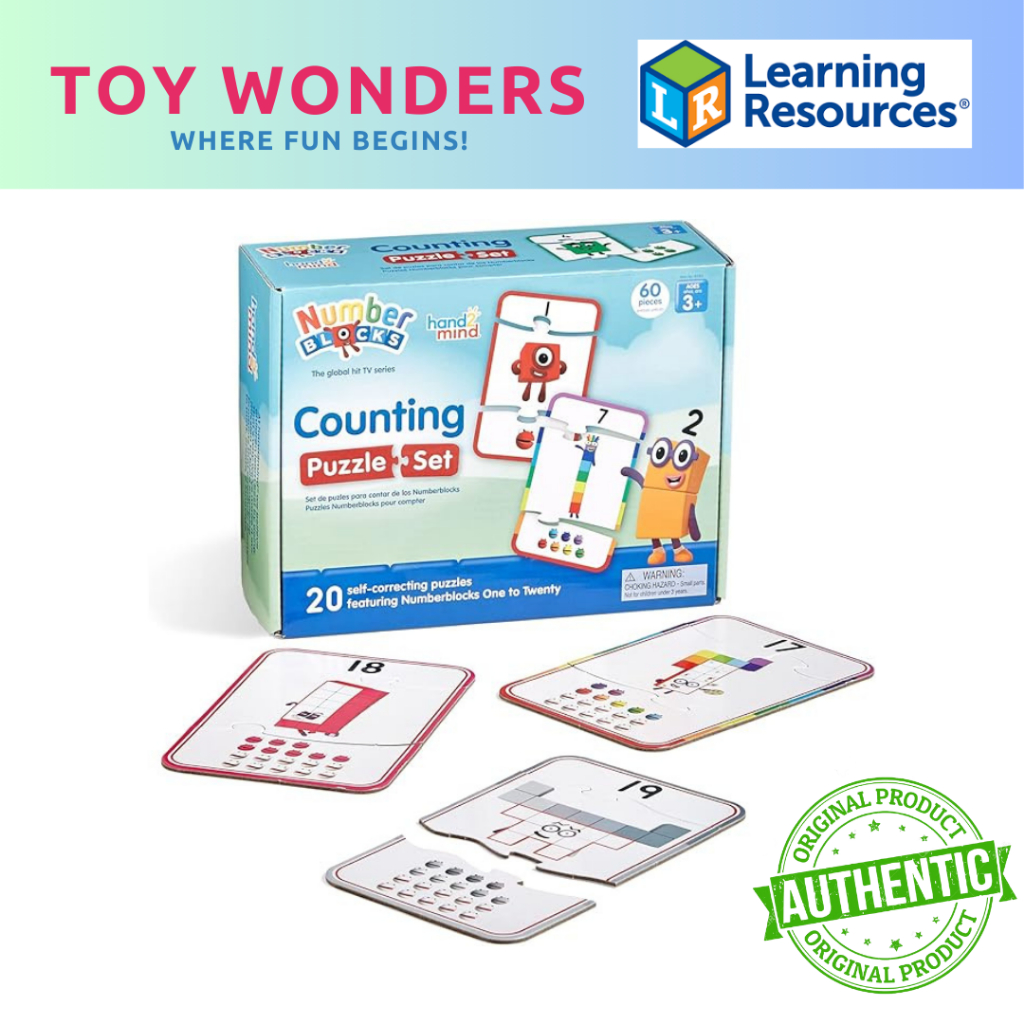 Learning Resources Numberblocks Counting Puzzle Set by hand2mind ...