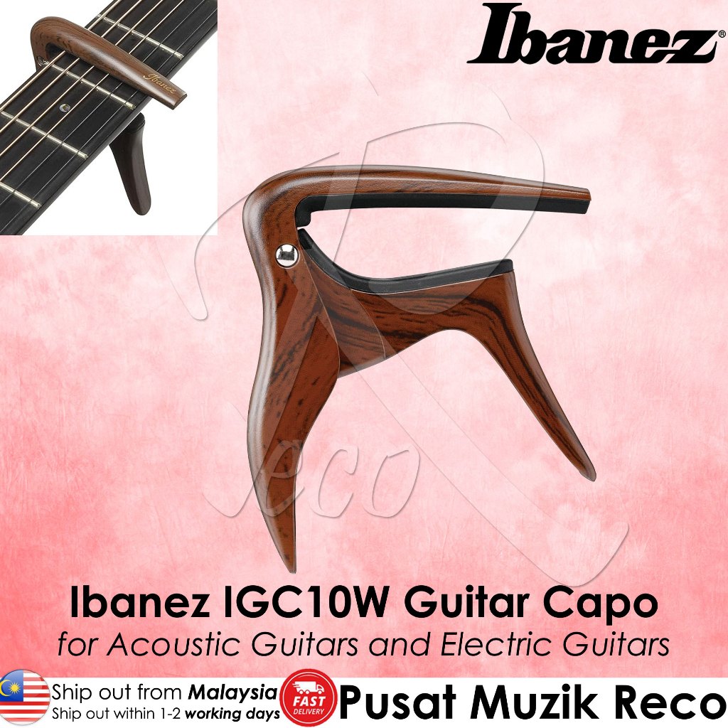 Ibanez IGC10W Guitar Capo for Acoustic Guitar / Electric Guitar Akustik ...