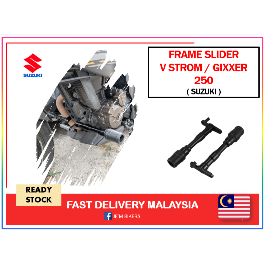 FRAME SLIDER FOR V STROM 250 GIXXER 250 (NAKED VERSION) | Shopee ...