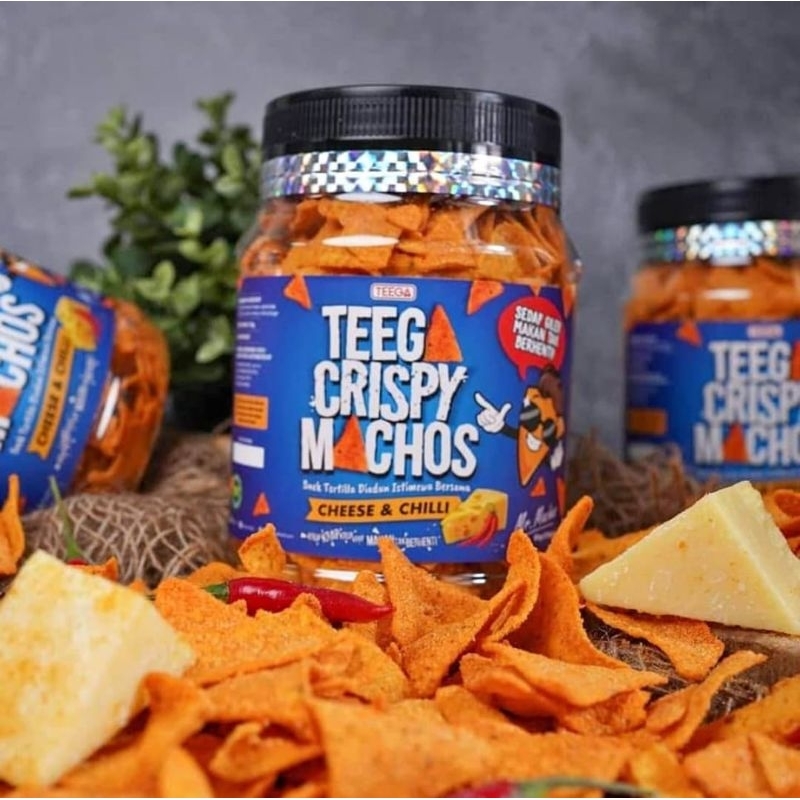 Teega Cheese Premium Cheese Corn Snack / Cheezy Machos Snack Tortilla ...