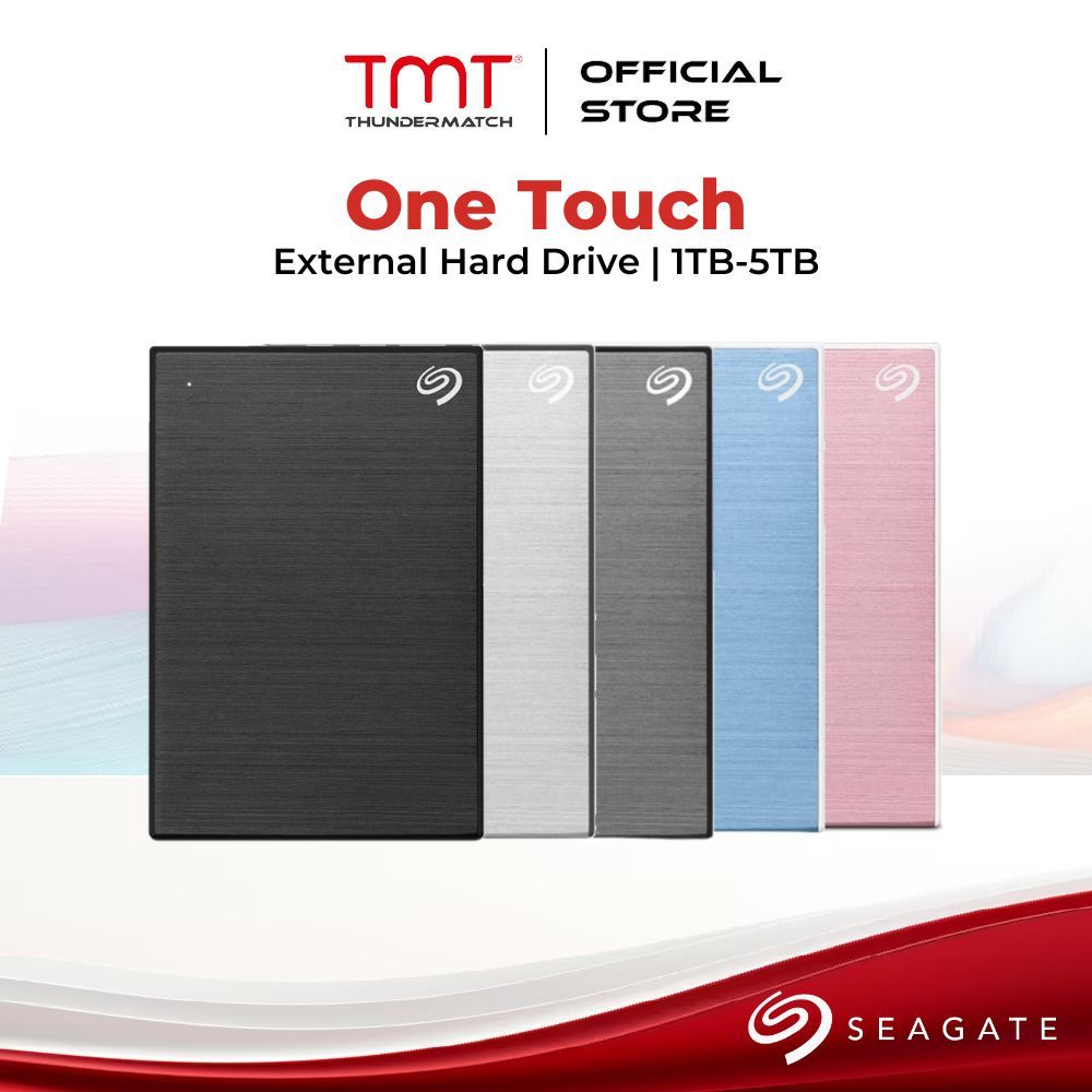Seagate One Touch External Hard Drive (1TB/2TB/4TB/5TB) | Shopee ...