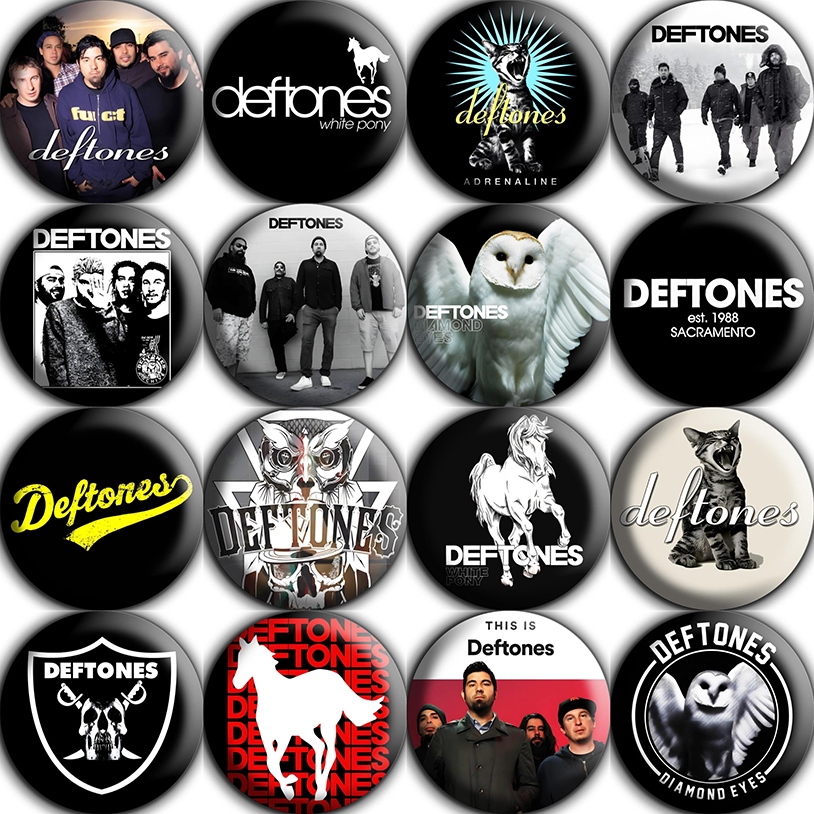 Deftones Badge Button Size 44 mm | Shopee Philippines