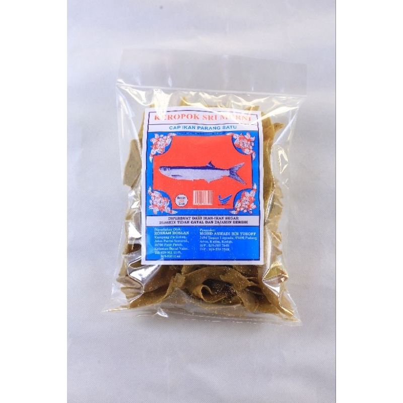 PURE SRI KEPING FISH CRACKERS (300GRAM) | Shopee Philippines