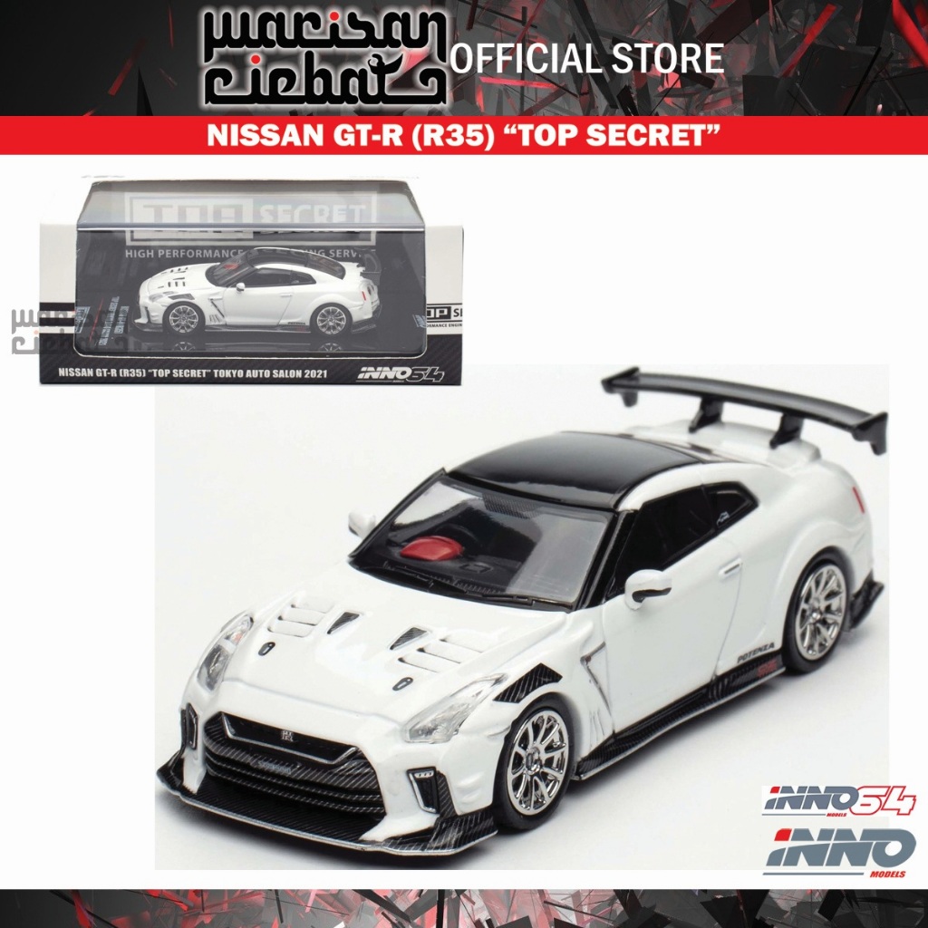 Inno Models Inno64 1/64 Nissan GT-R (R35) Top Secret Tokyo Auto Salon ...